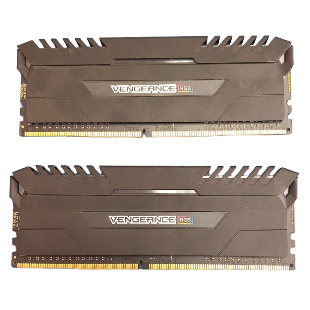 Pre-owned Corsair Vengeance DDR4 2x 16GB Ram Cards With RGB, 2666Mhz ...